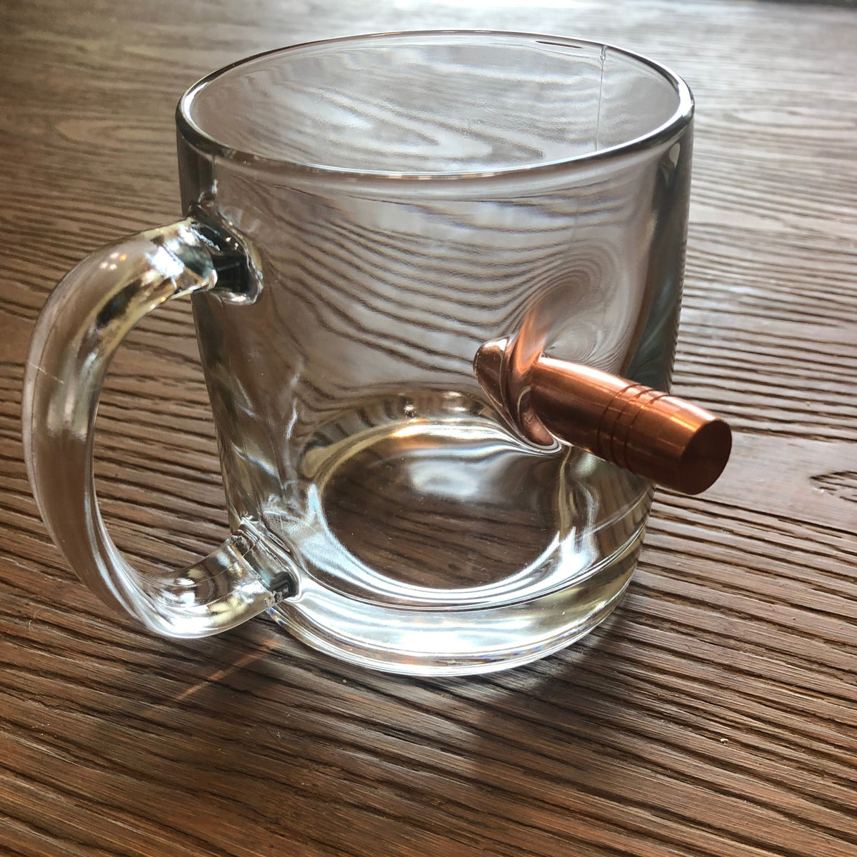 50 BMG Bullet Glass Coffee Mug – Real Bullet Embedded | Unique Gift fo ...